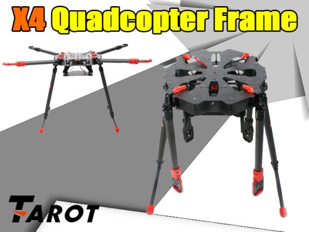 Tarot X4 960mm 4-Axis PCB Center Plate Folding FPV Quadcopter Frame Kit ...